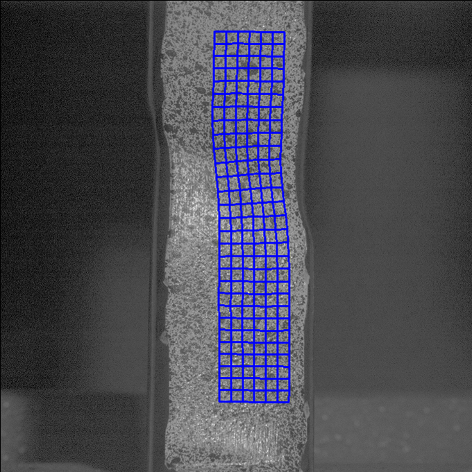Strain Analysis In Strength Tests Using Optical Flow